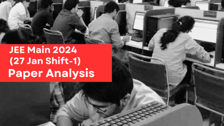 JEE Main 2024 Shift-1 Paper Analysis. Paper Was Easy to Moderate ...